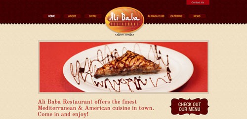 25 Delicious Examples of Restaurant Websites – Artfans Design
